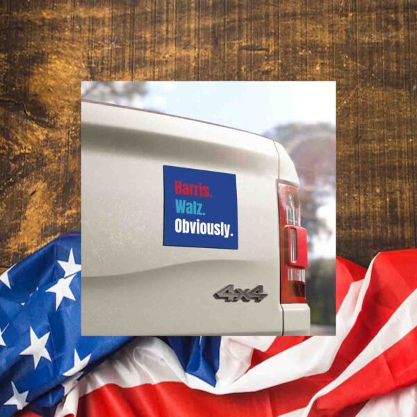 Kamala Harris Obviously For President 2024 Election Campaign Car Magnets