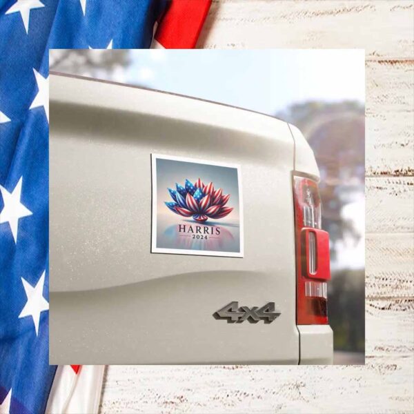 The Lotus Symbol Of Kamala 2024 Car Magnet