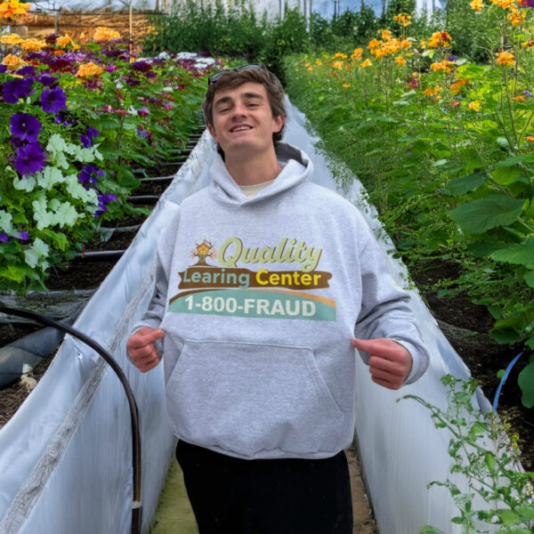 Nick Shirley Quality Learning Center Hoodie - Official Nick Shirley Store