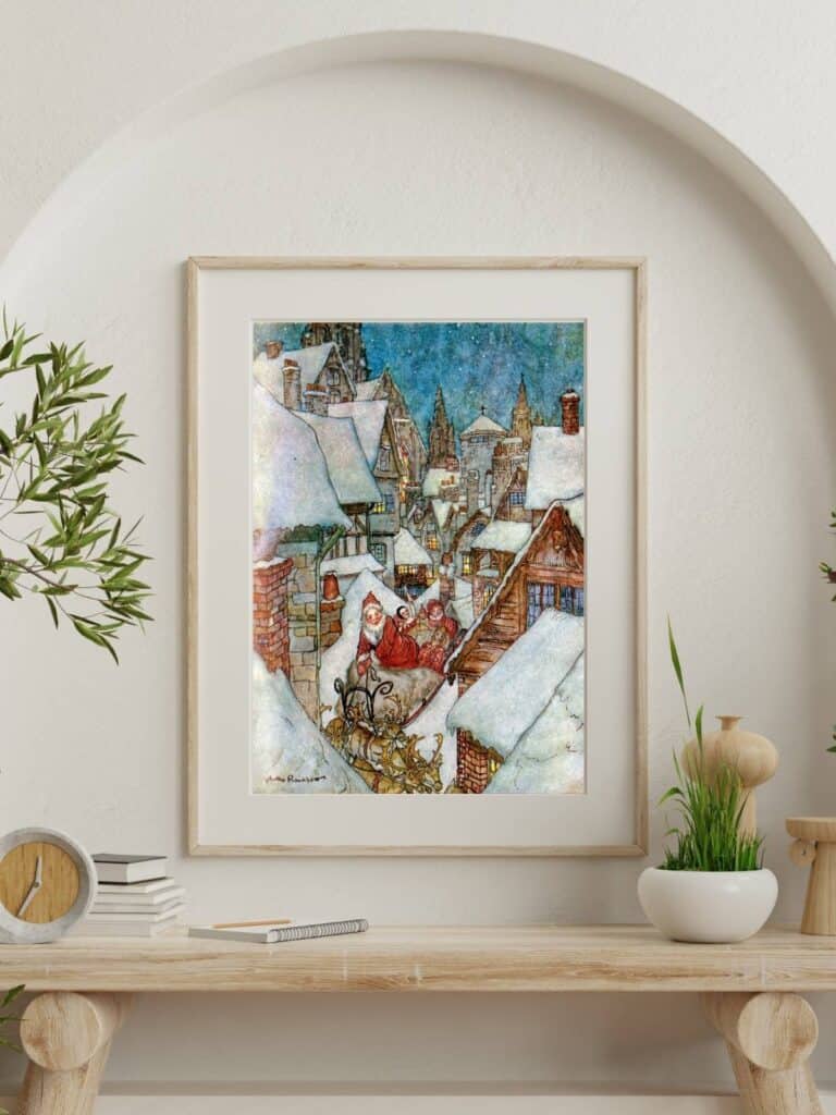 'Twas the Night Before Christmas Illustrations by Arthur Rackham - Once ...