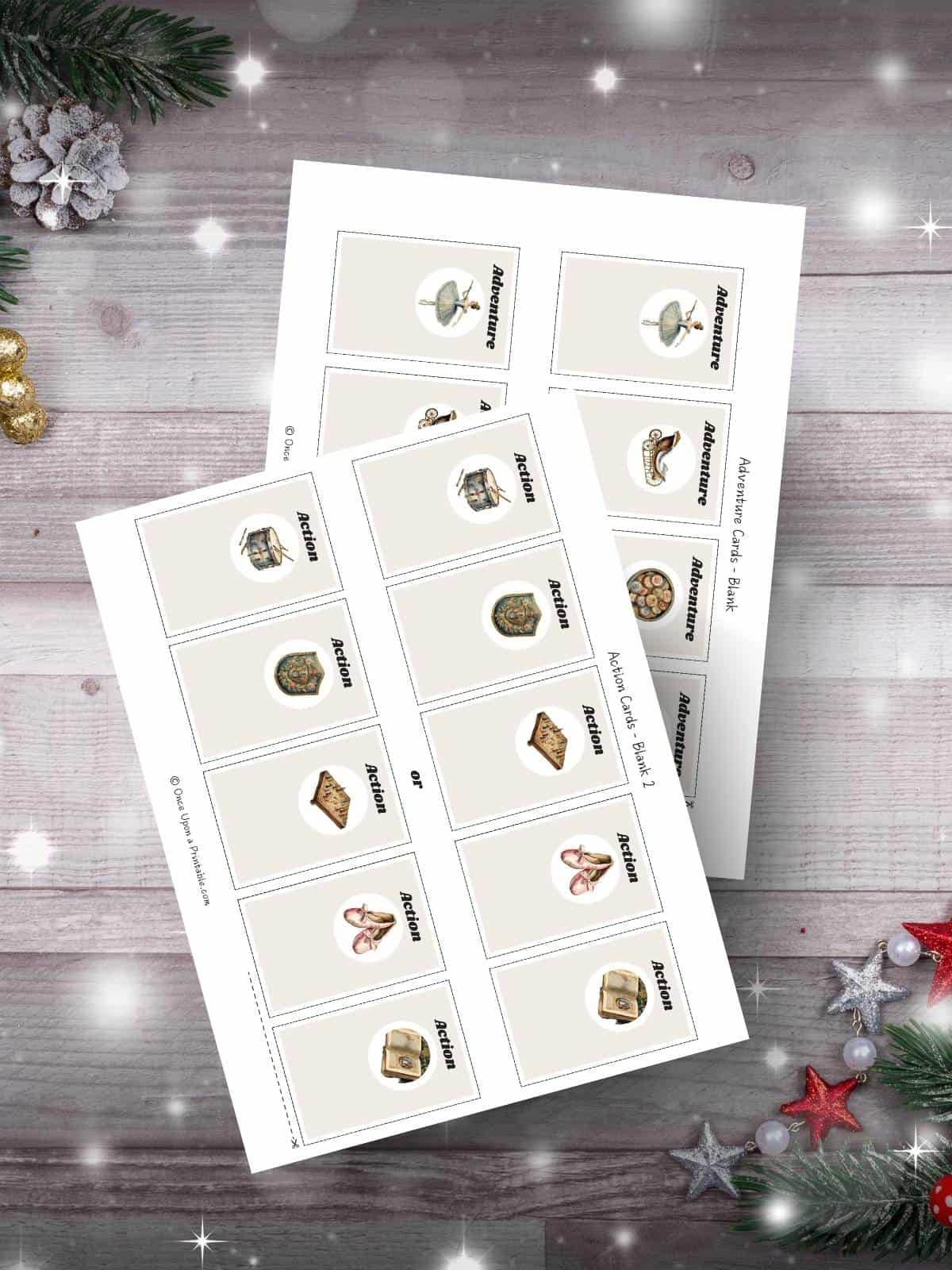 Nutcracker Advent Board Game Free Printable - Once Upon A Printable