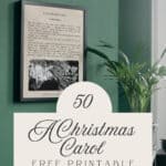 A Christmas Carol Quotes Wall Art Free Printables - Once Upon a Printable