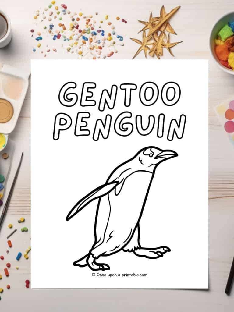 Letter "G" Animal Coloring Pages (Free Printables) - Once Upon a Printable