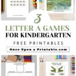 Letter A "Alligator" Games for Kids (Free Printables) - Once Upon a ...
