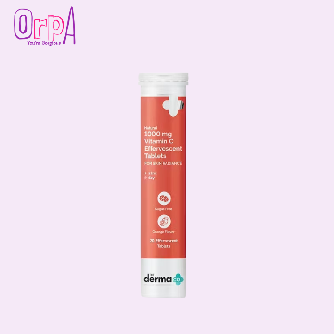 The Derma Co 1000 Mg Vitamin C Effervescent Tablets For Skin Radiance ...