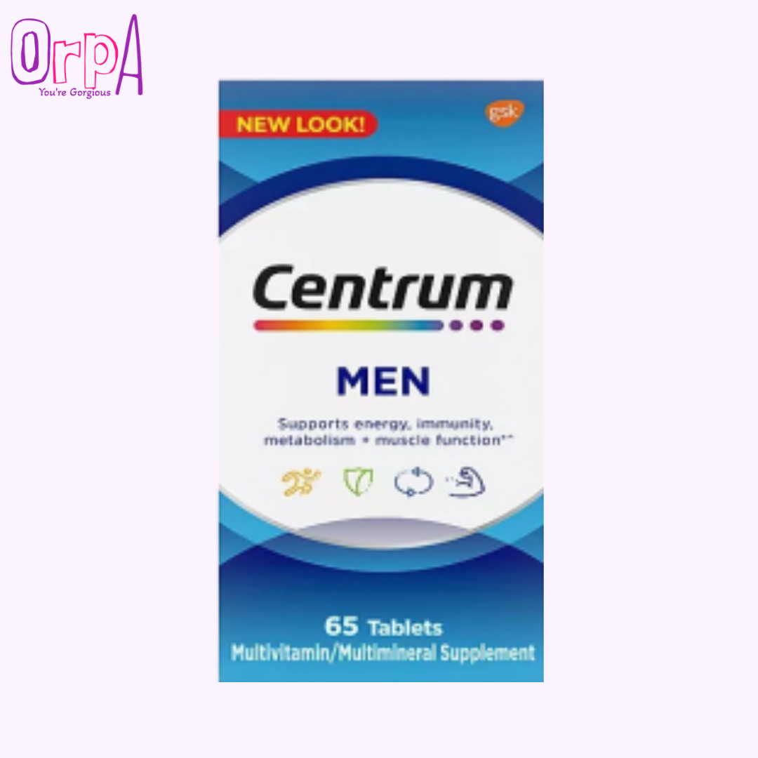 Centrum Men Multivitamin/Multimineral - 65 Tablets | Orpa