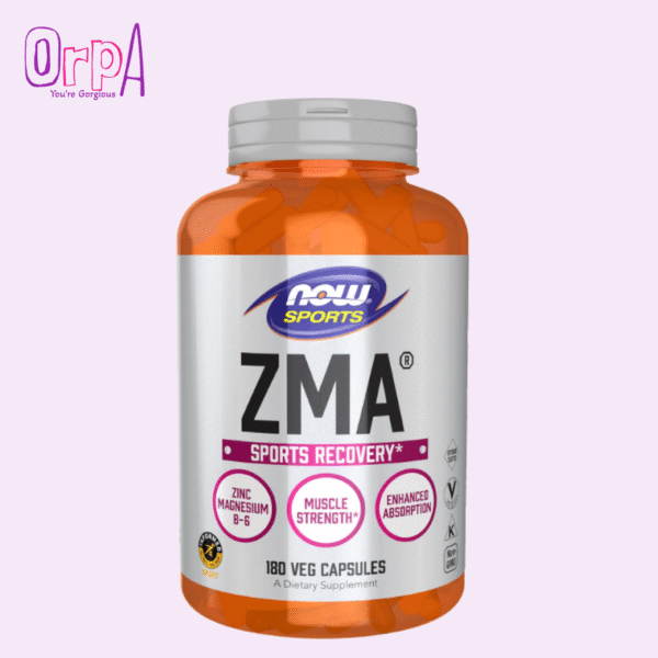 NOW Sports Nutrition ZMA (Zinc, Magnesium And Vitamin B-6) Enhanced ...