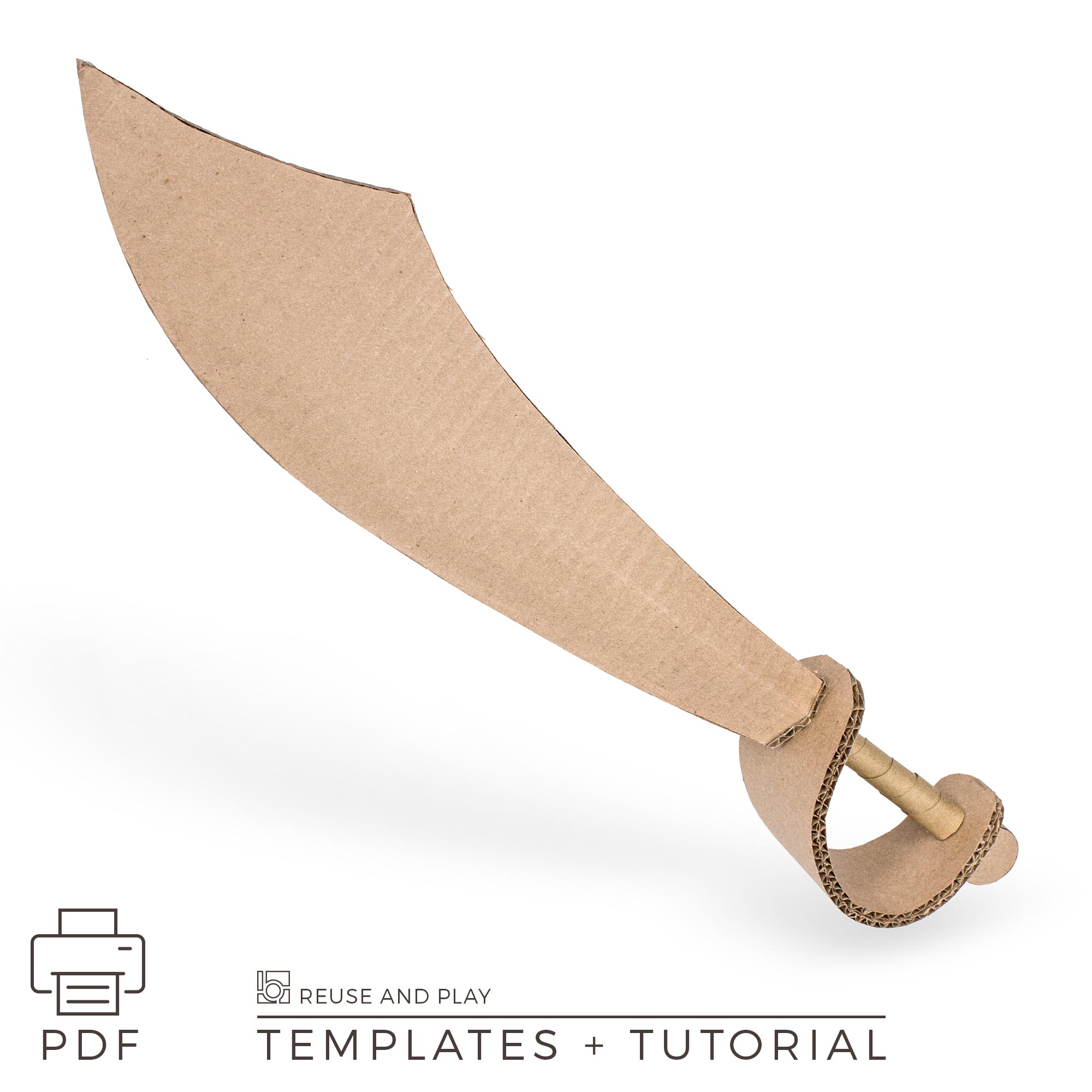 sword template printable