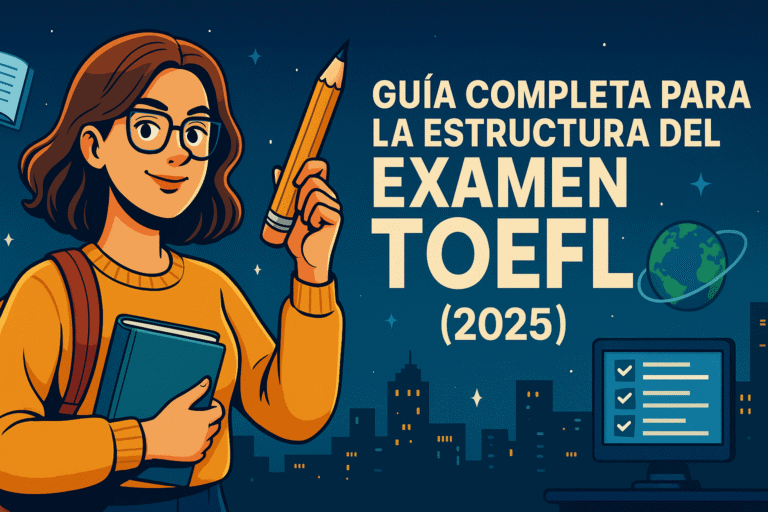 Estructura del Examen TOEFL 2025: Guía Completa cada sección