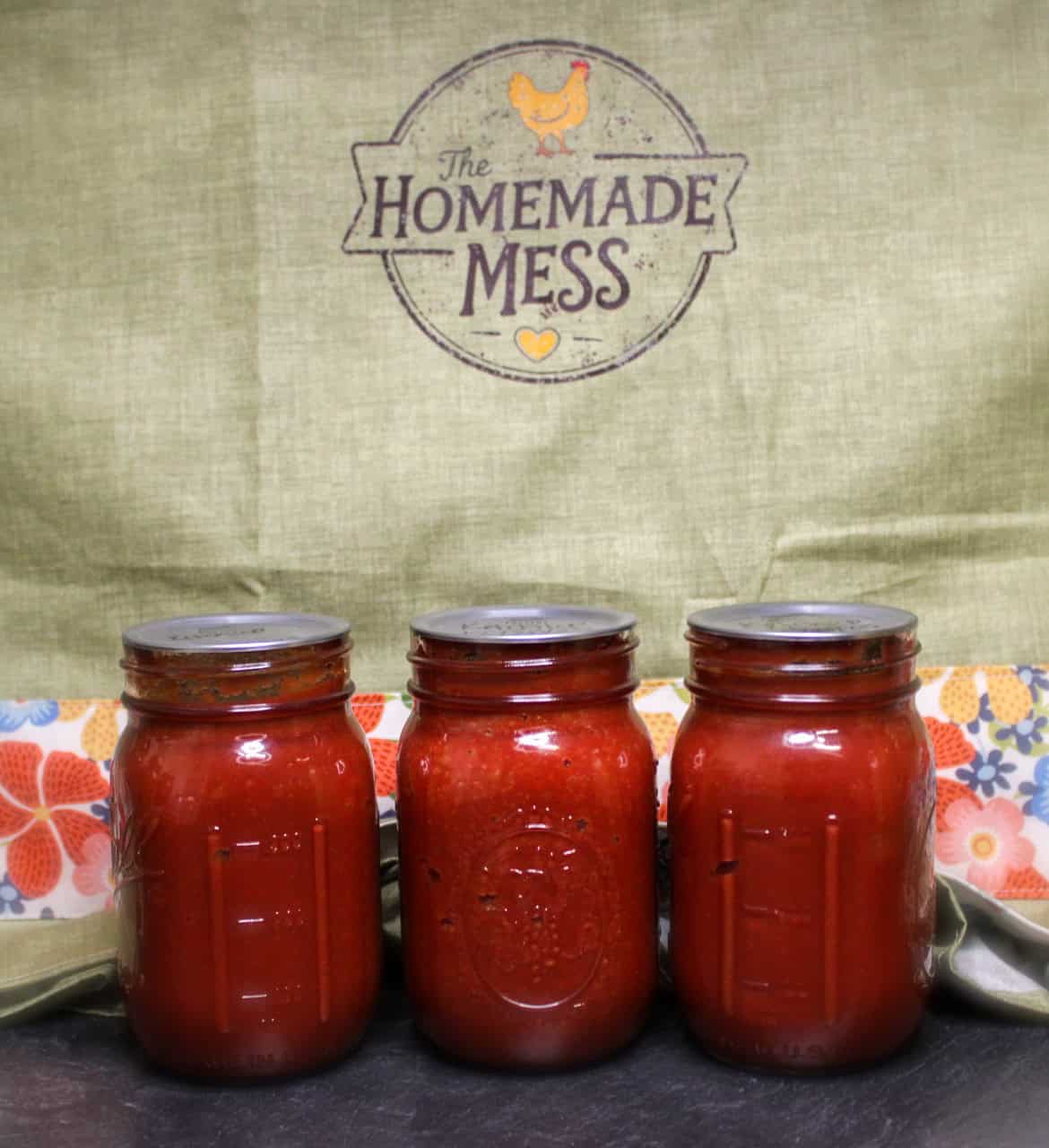Homemade Ketchup Canning Recipe - The Homemade Mess