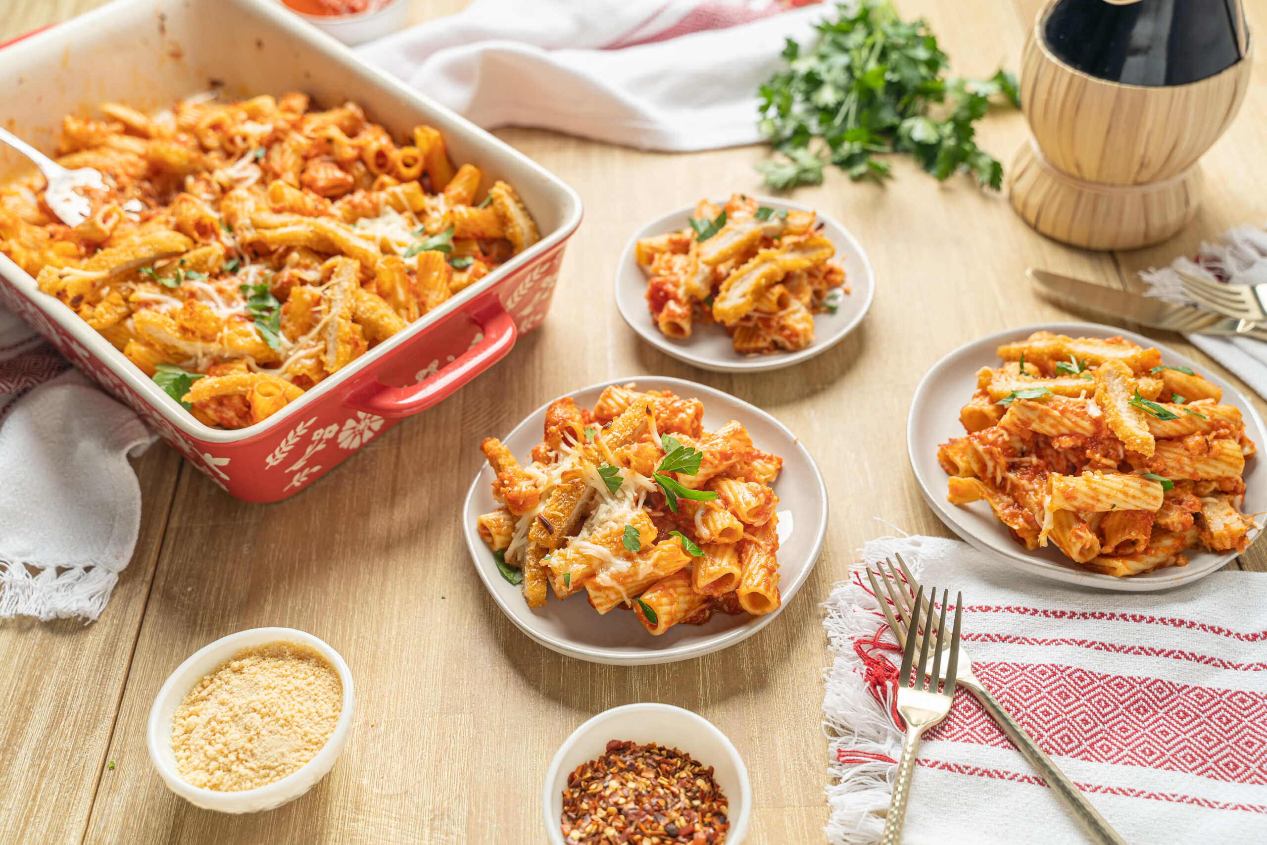 Chicken Parmesan Pasta - Truly Recipes