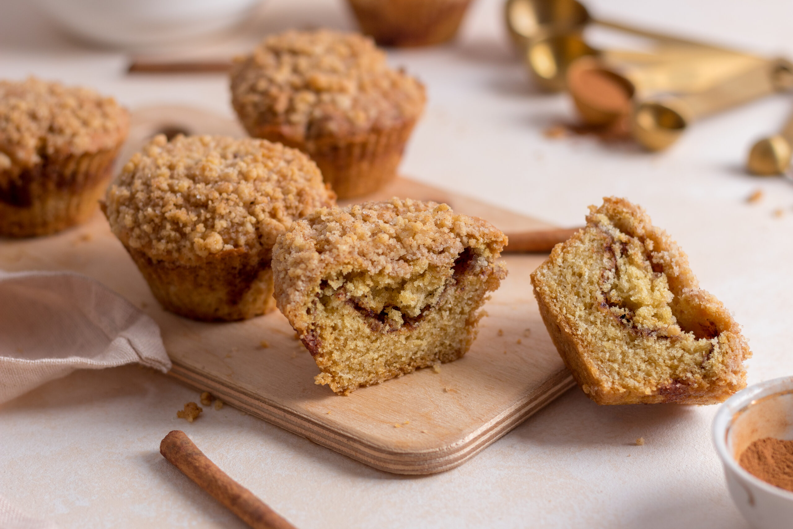 Traditional Cinnamon Streusel Muffins - Truly Recipes