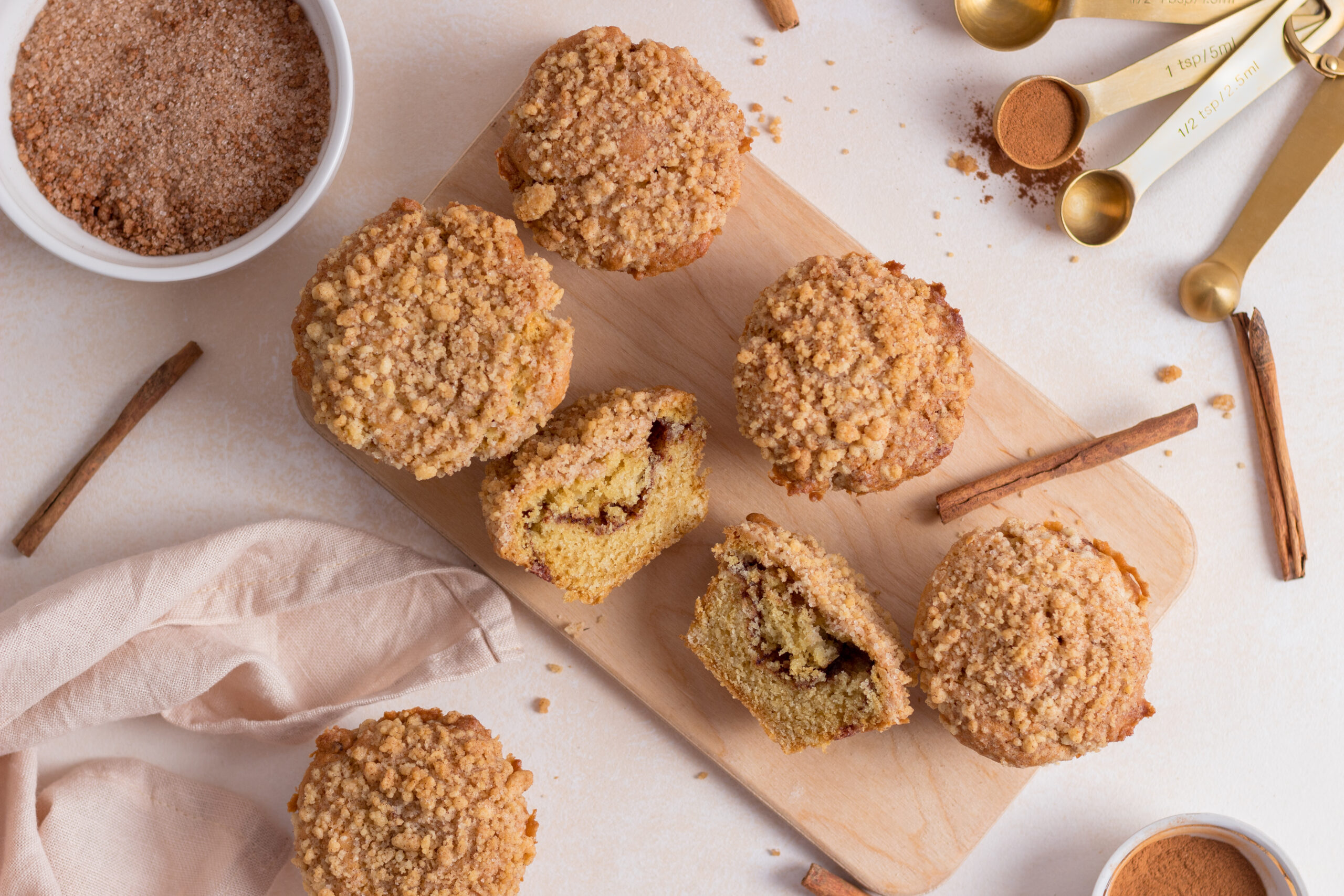 Traditional Cinnamon Streusel Muffins - Truly Recipes