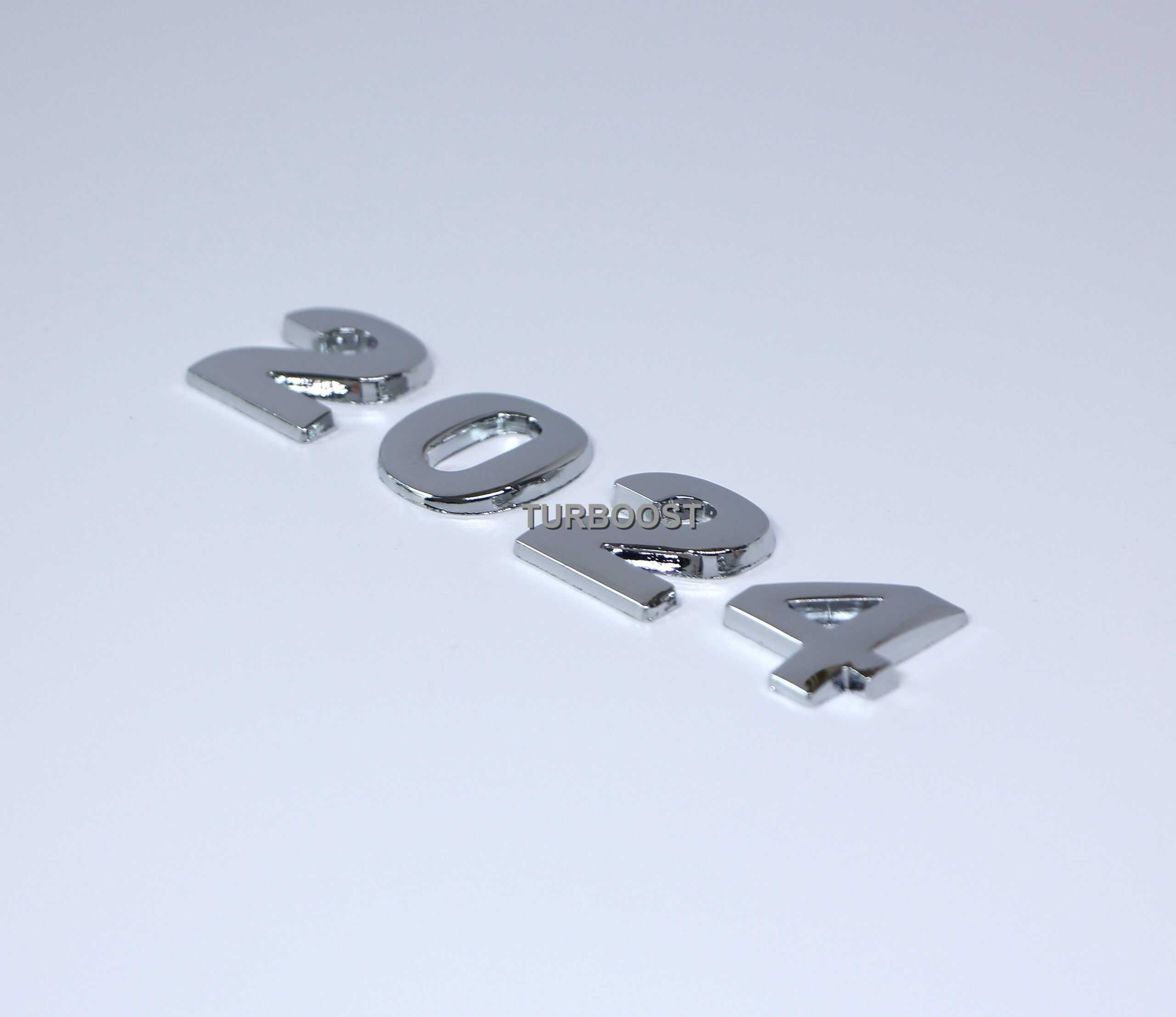 Custom 3D TURBO Metal Letter Car Stickers Car Logo Sticker Design