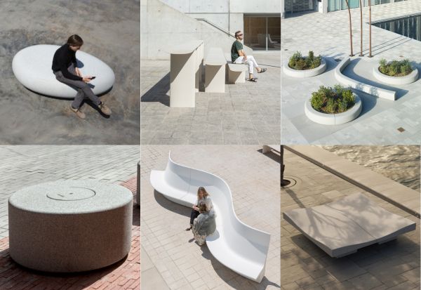 concrete park bench forms