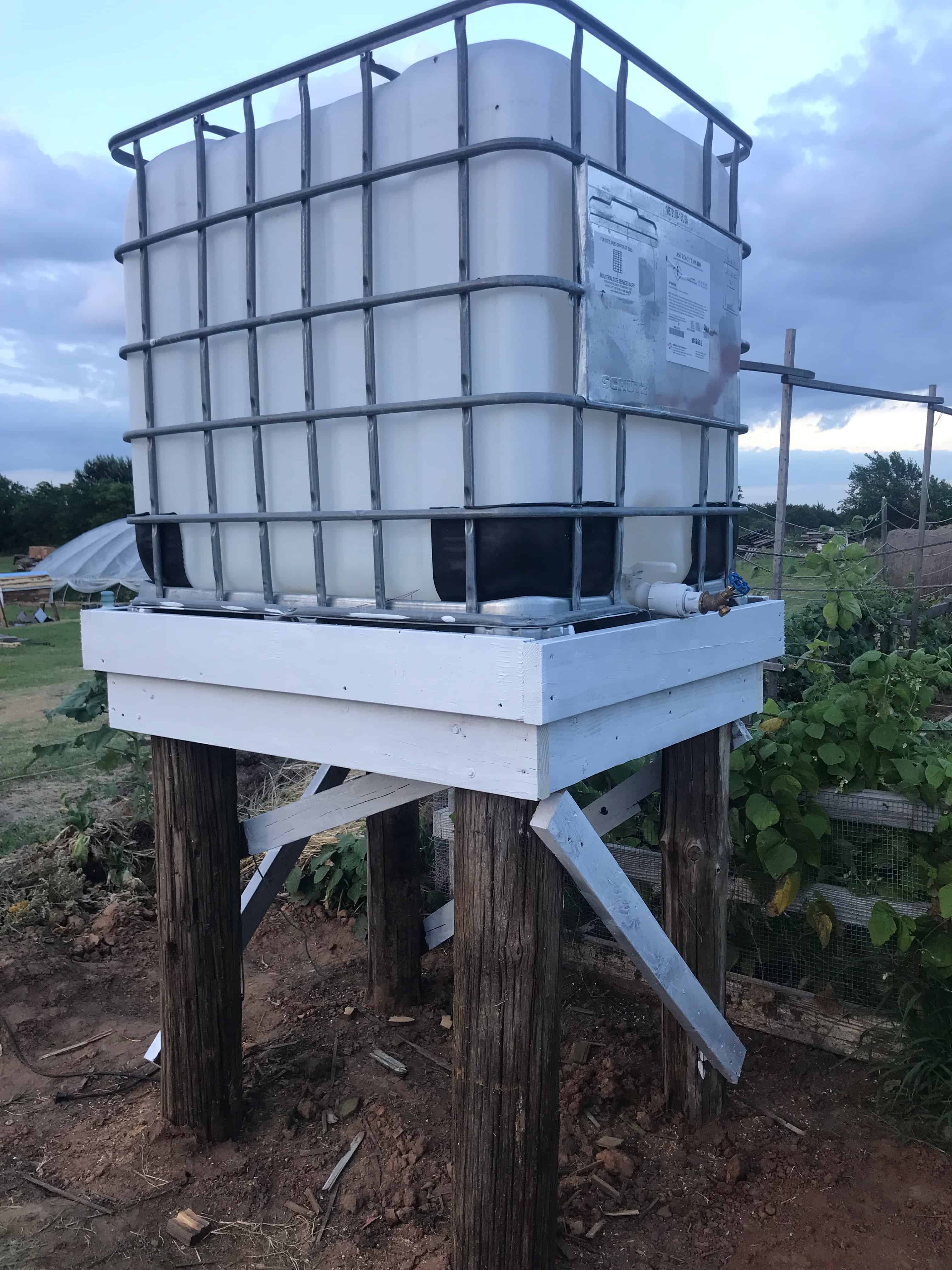 Expert How-to; Build a Water Collection Tower - Easy DIY - Two Oaks ...