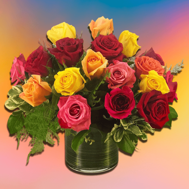 18 Assorted Roses - VIP Floral – Las Vegas Florist & Flowers Delivery