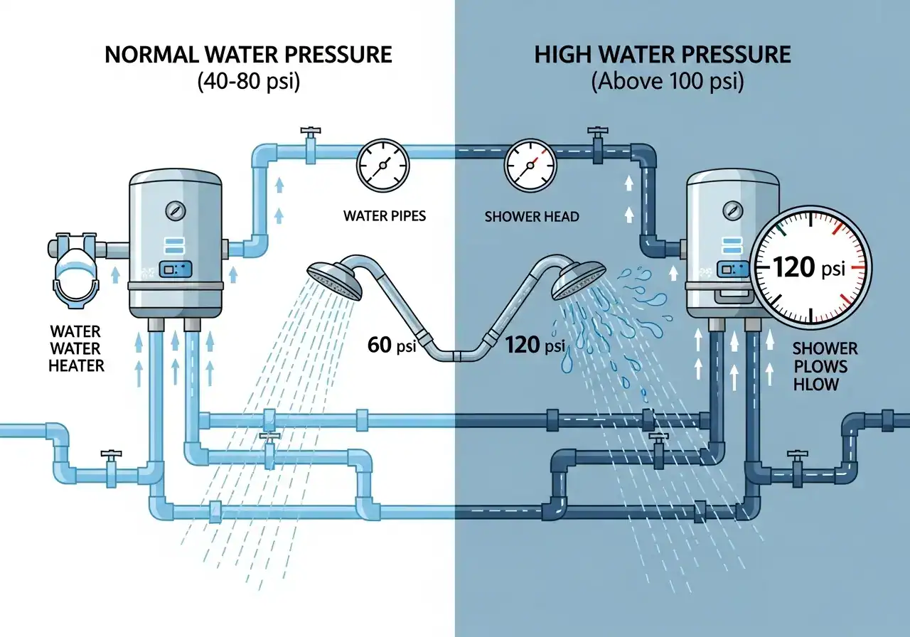 High Water Pressure in Plumbing: Causes, Risks & Solutions
