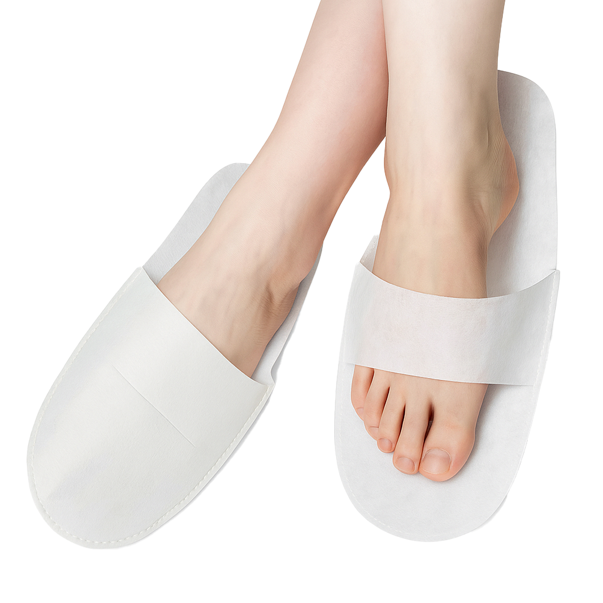 Disposable Pedicure Slippers – Open/Closed Toe Spa Foot Guards - Spa ...