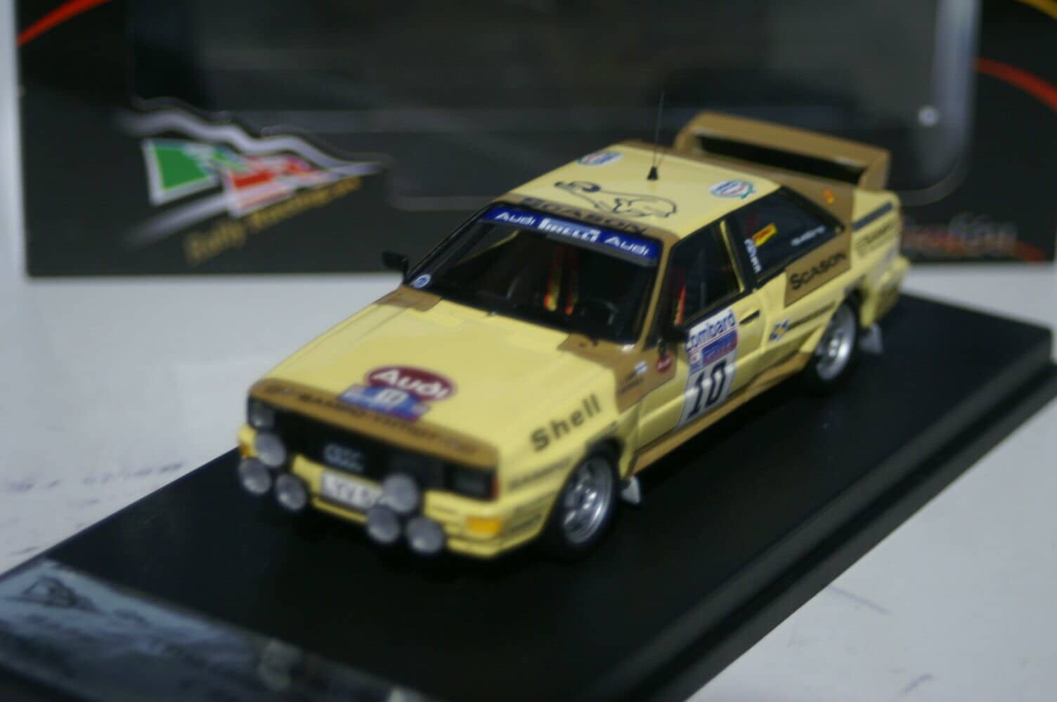 Audi Quattro RAC Rally 1983 Lassi Lampi rr.uk28 Trofeu Diecast