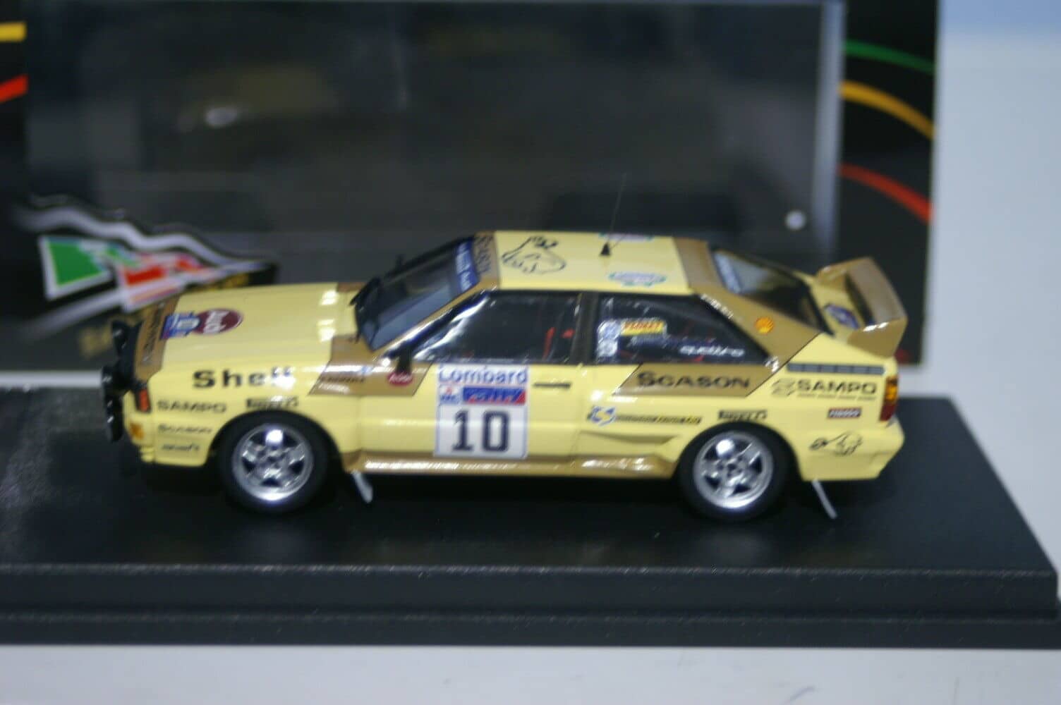Audi Quattro RAC Rally 1983 Lassi Lampi rr.uk28 Trofeu Diecast