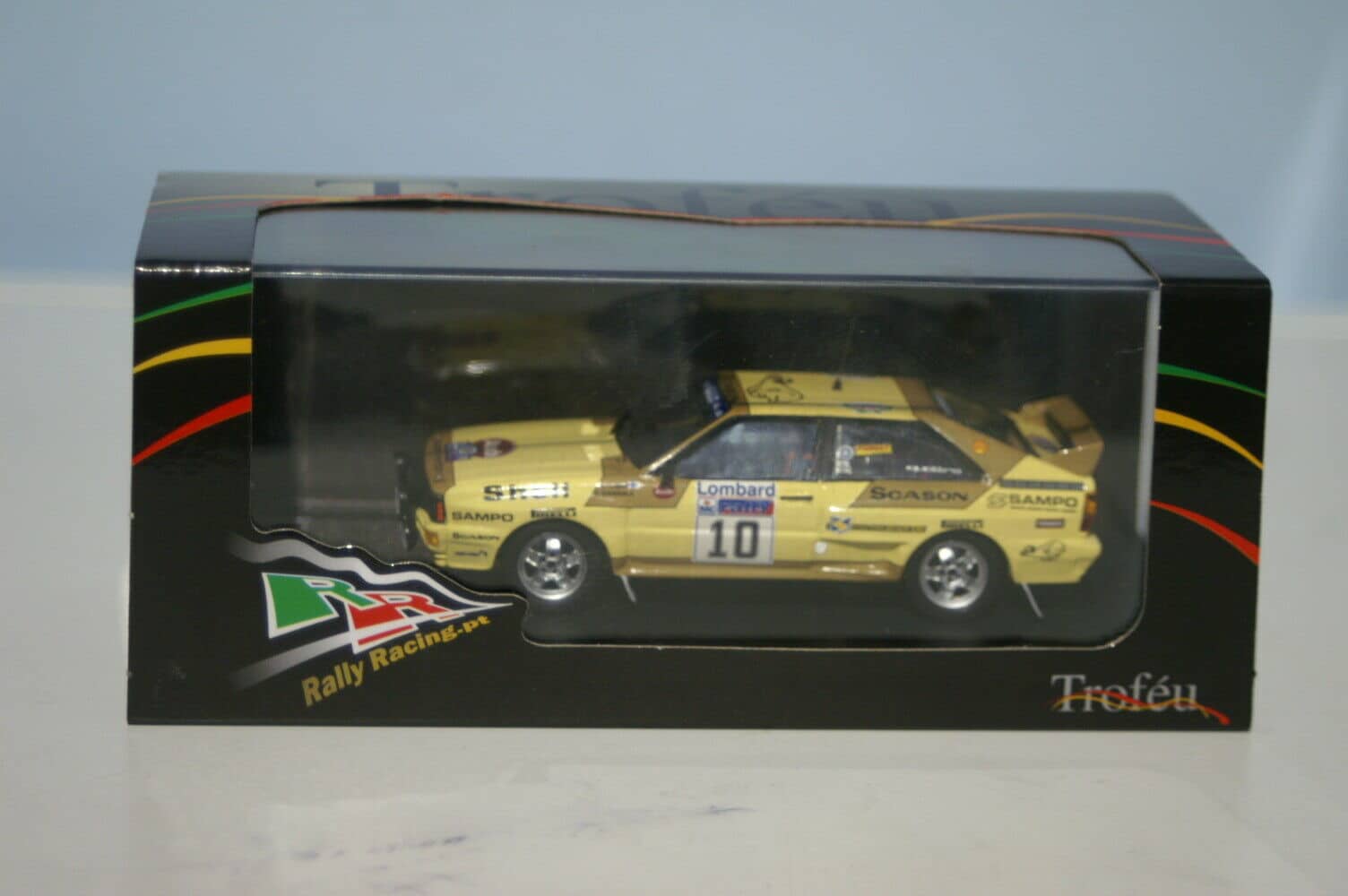 Audi Quattro RAC Rally 1983 Lassi Lampi rr.uk28 Trofeu Diecast