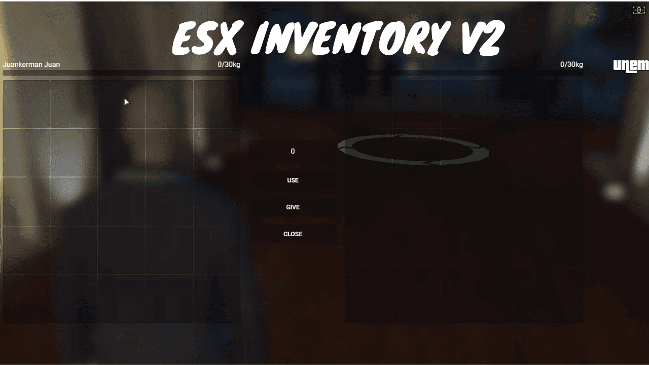 esx inventory script - FiveM Store
