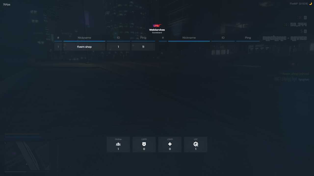 ESX scoreboard |New Scoreboard Script for fivem - FiveM Store