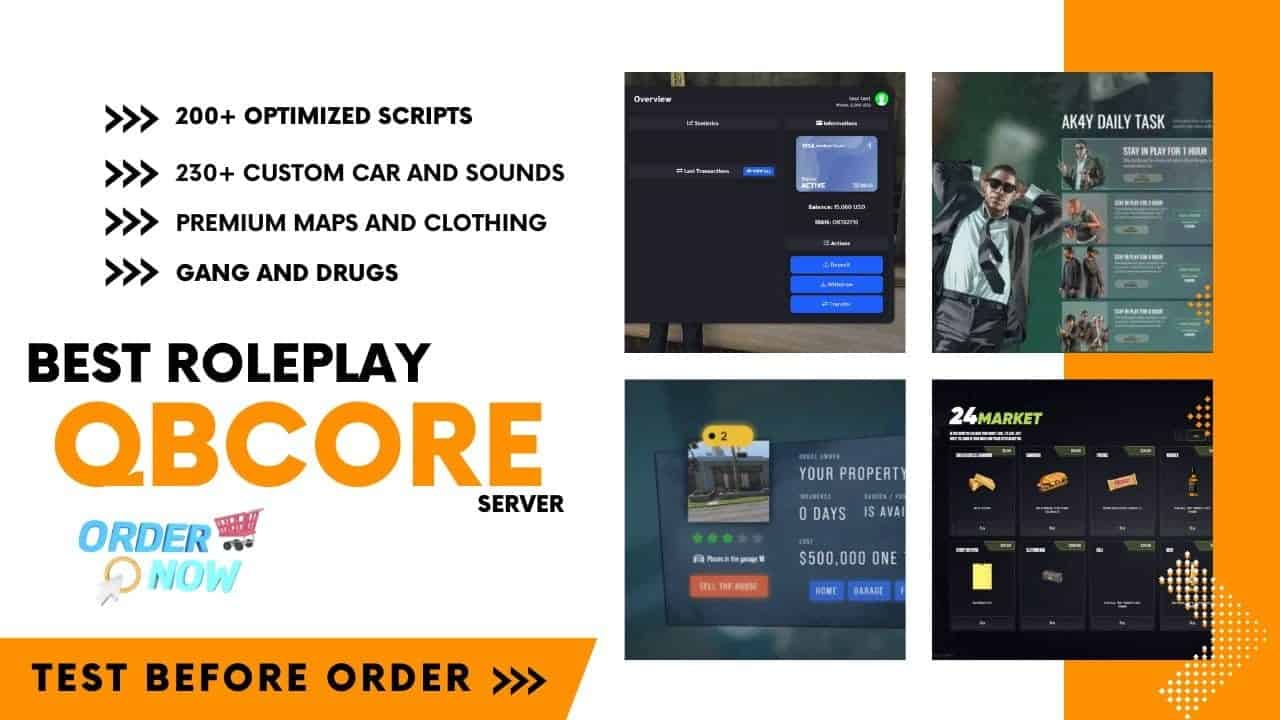 fivem qbcore server - FiveM Store