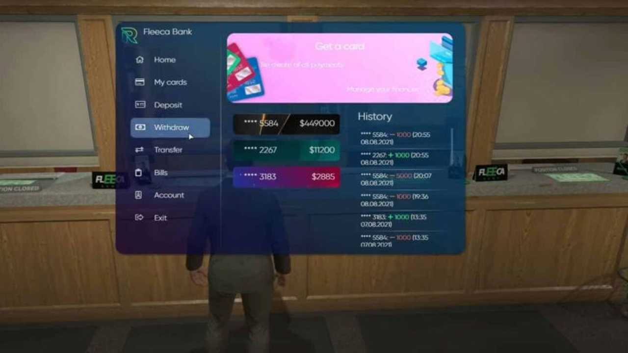 bank system fivem - FiveM Store