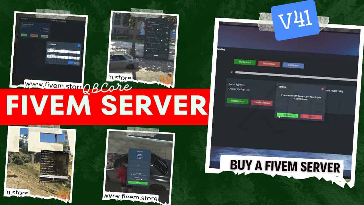 buy a fivem server - FiveM Store