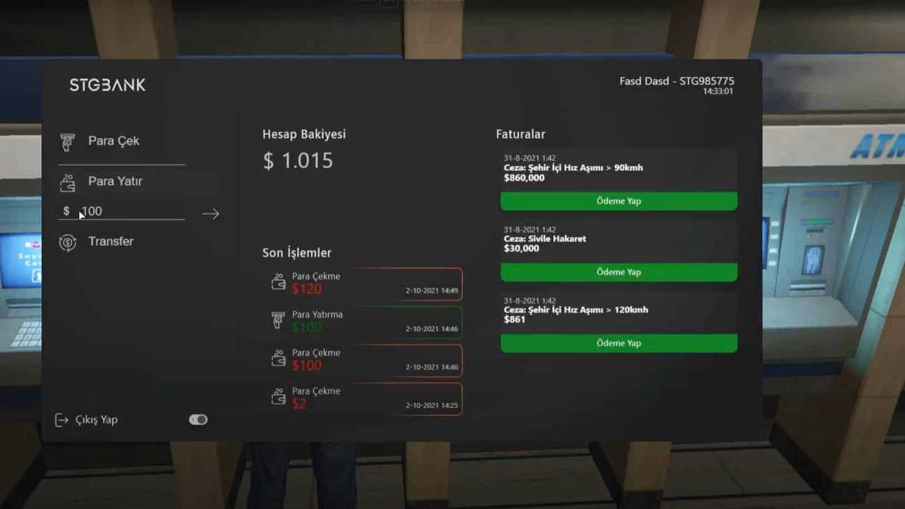 esx banking fivem - FiveM Store