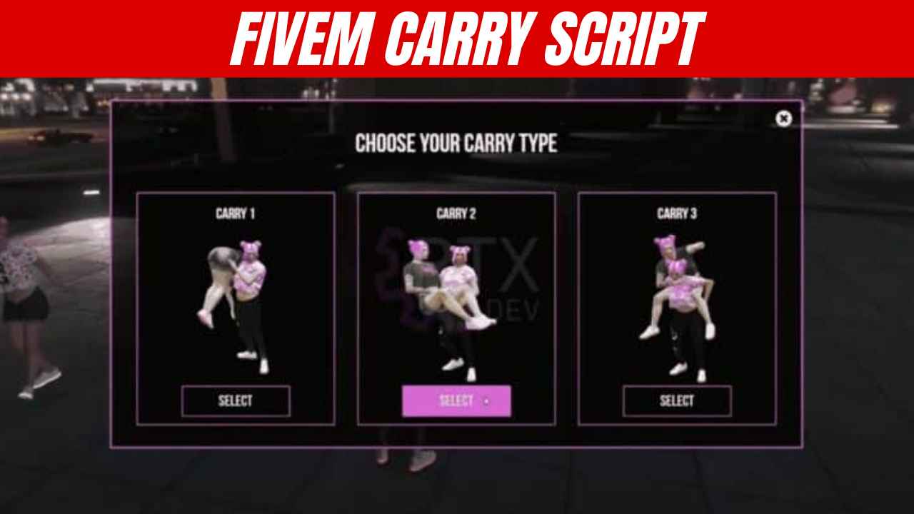fivem carry script - FiveM Store