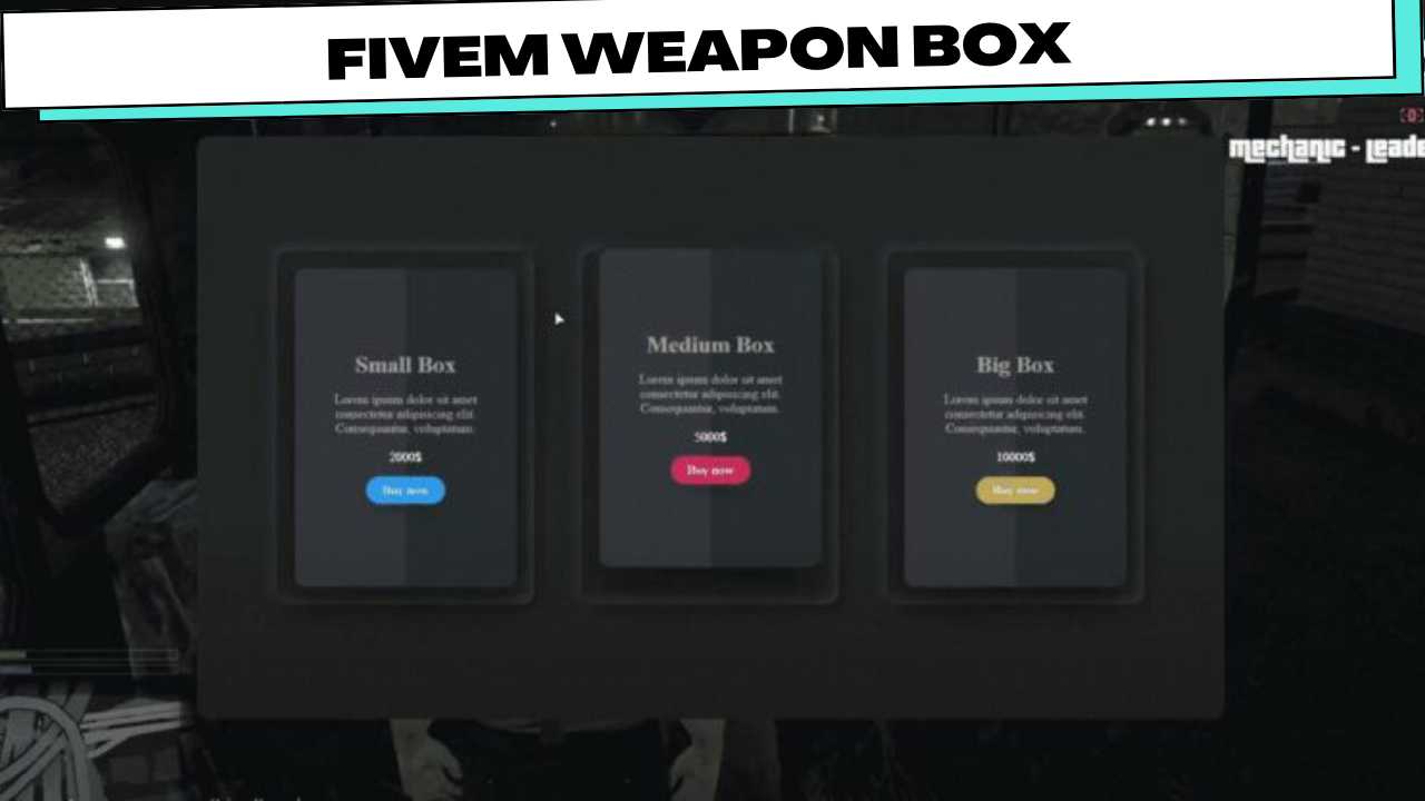 FiveM Weapon Box - FiveM Store