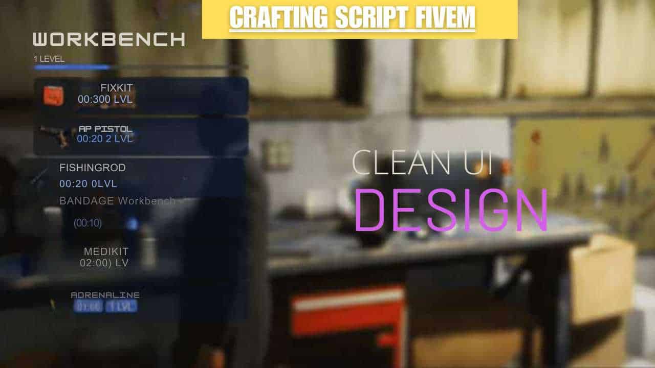 crafting system fivem - FiveM Store