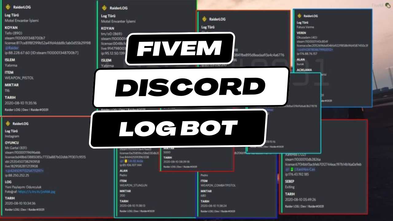 fivem discord log bot - FiveM Store