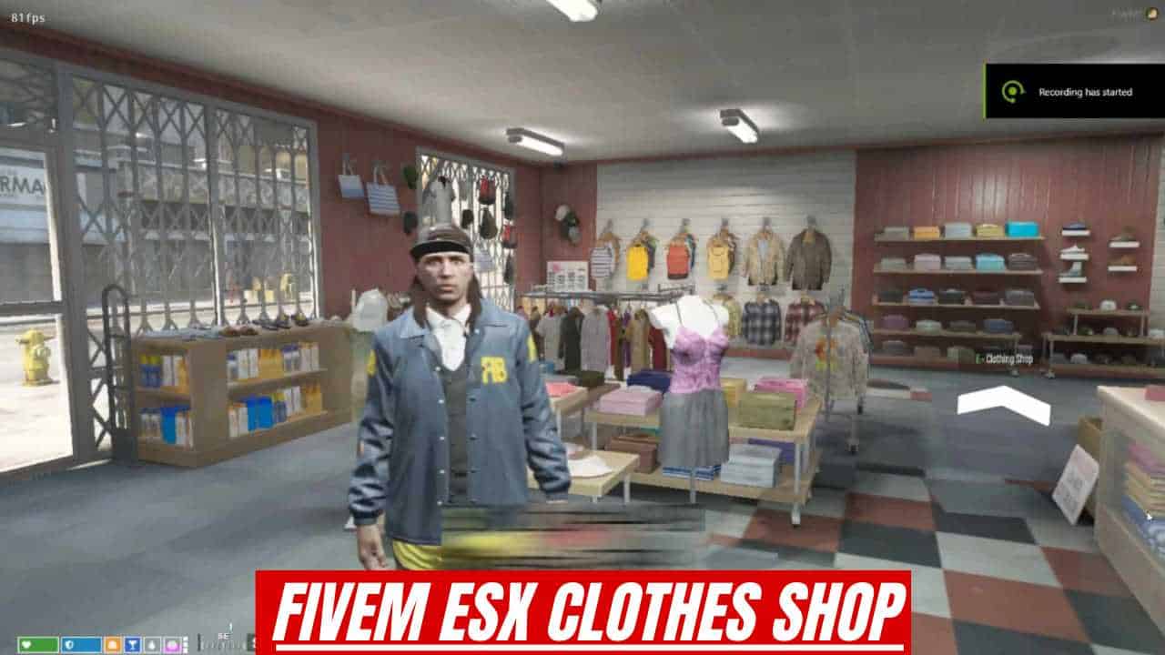 fivem esx clothes shop - FiveM Store