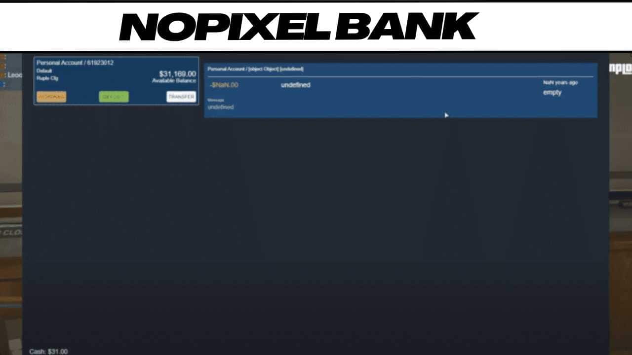 nopixel bank - FiveM Store