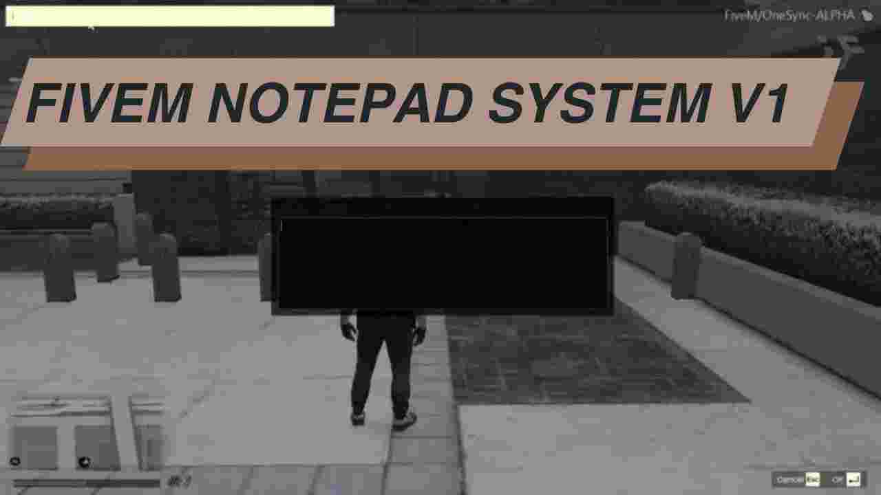 Fivem NotePad System V1 - FiveM Store