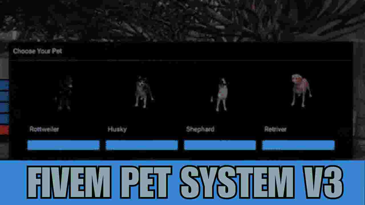 Fivem Pet System V3 - FiveM Store