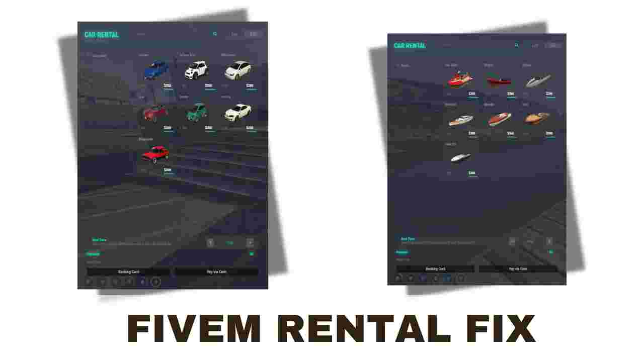 Fivem Rental Fix - FiveM Store
