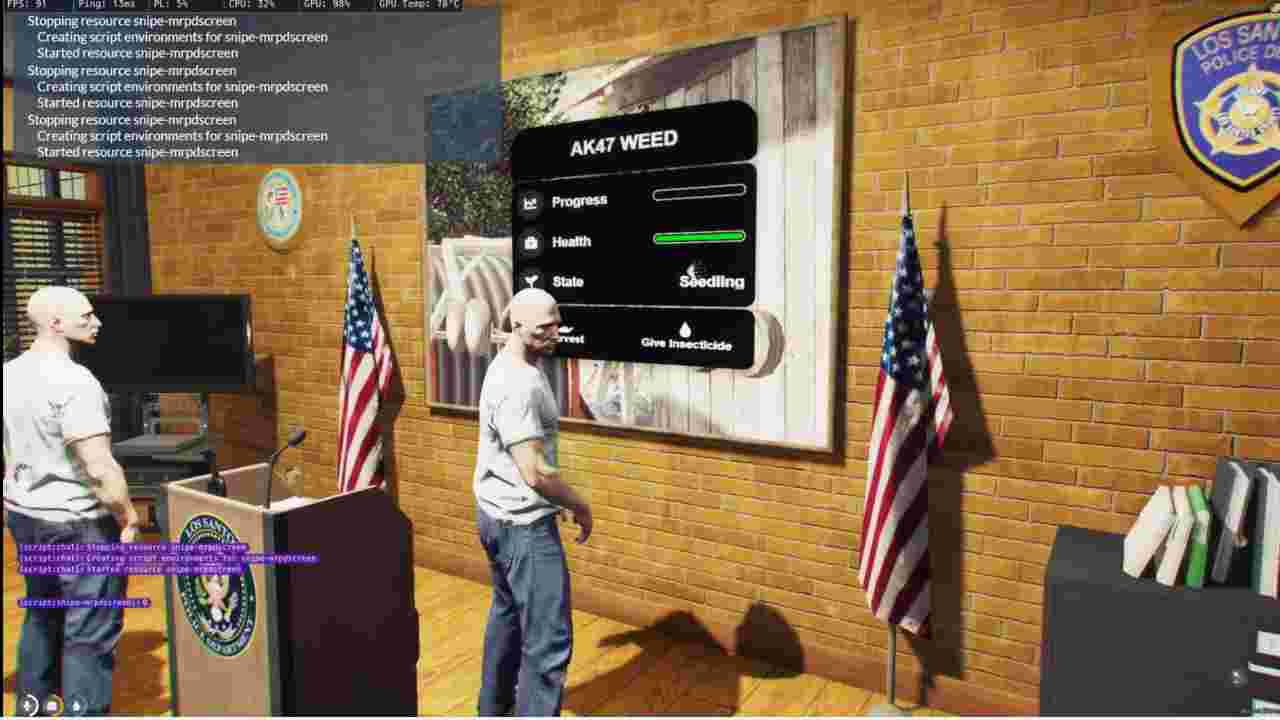 Fivem MRPD Changeable Screen - FiveM Store