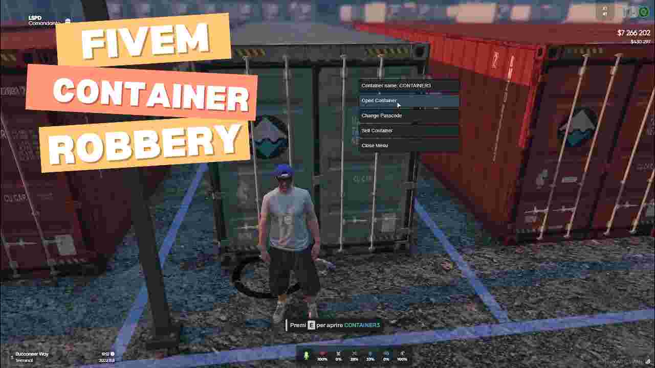 Fivem Container Robbery - FiveM Store