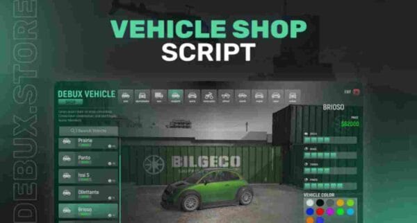 Fivem VehicleShop Script - FiveM Store