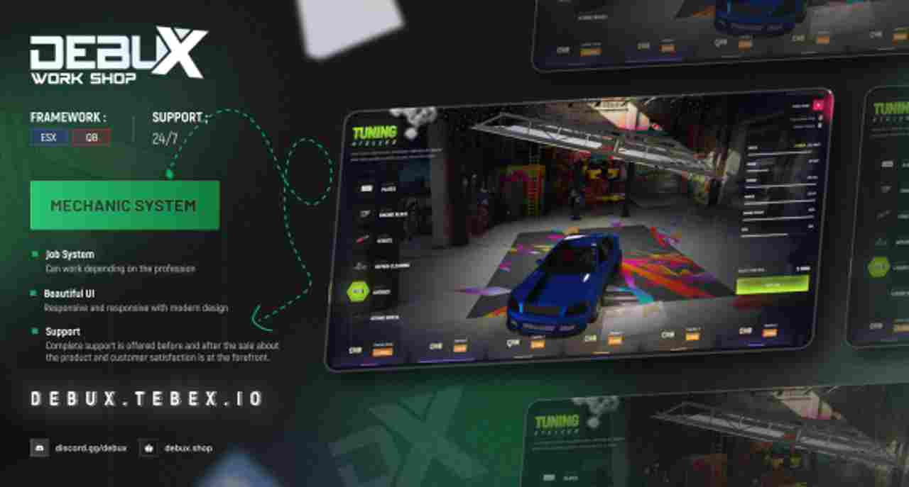 Fivem Mechanic Script - FiveM Store