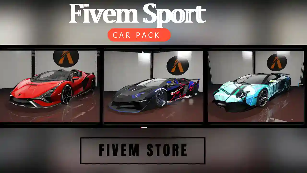 Fivem Sport car pack - FiveM Store