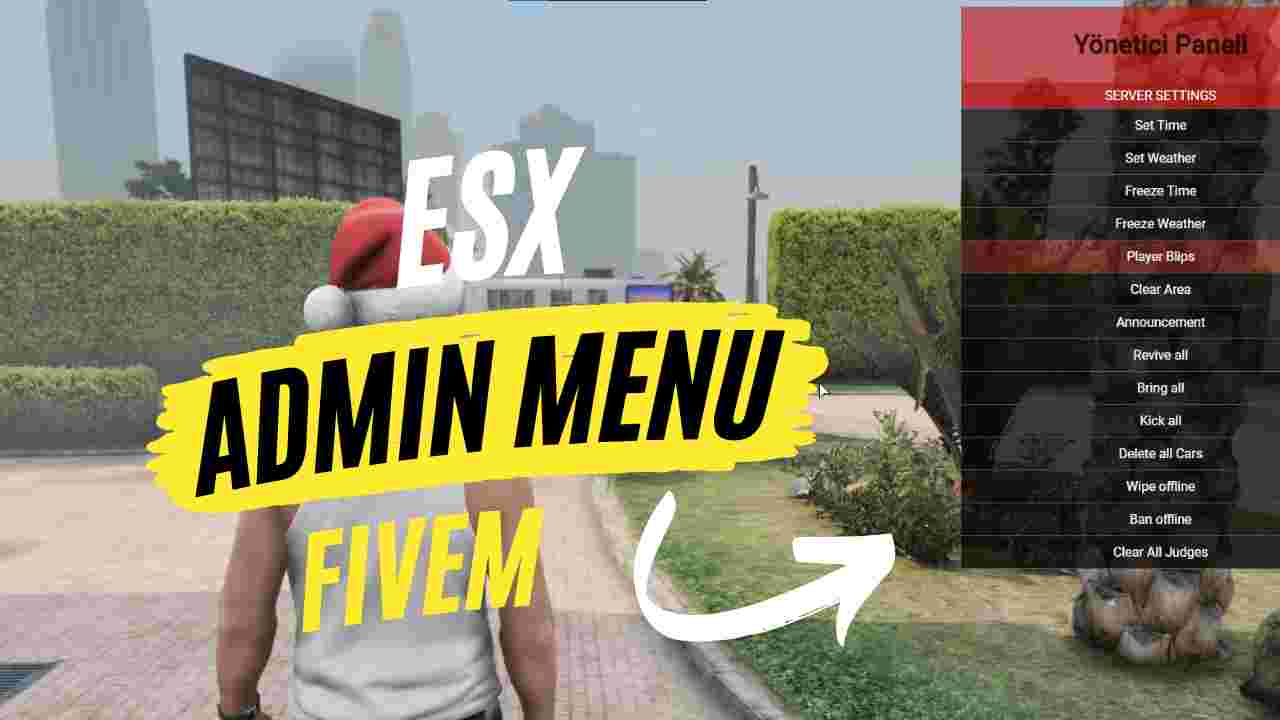 Fivem Admin Menu Esx - FiveM Store