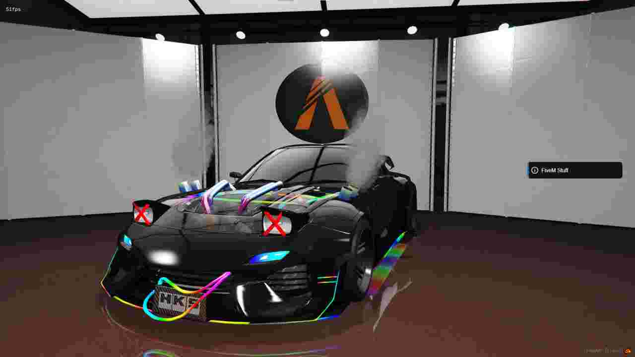 Fivem Mazda RX7 Hycade RGB Light | Animated Vehicle - FiveM Store