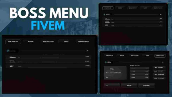 fivem boss menu - FiveM Store