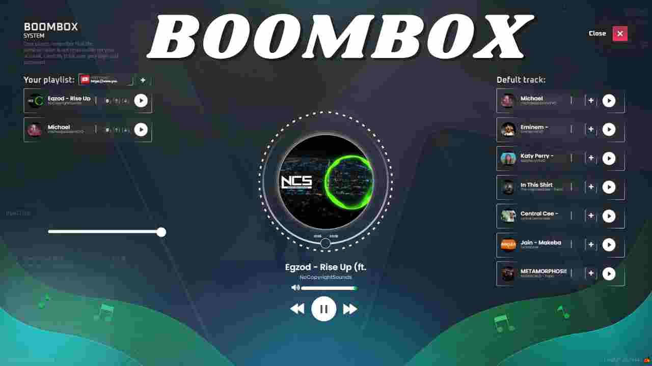 Fivem boombox script - FiveM Store